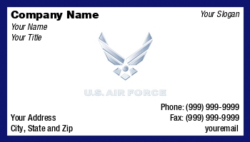 Air Force Business Cards : Page 11 of 26