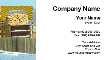 Lumber Mill Business Cards
