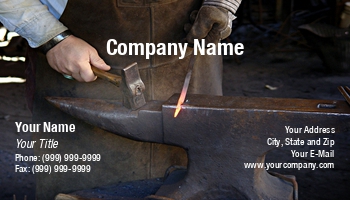 Blacksmith Business Card
