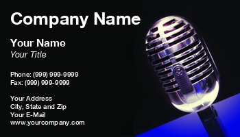 Recording Studio Business Cards