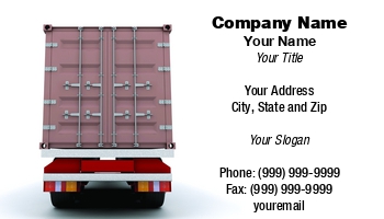 Logistics Business Cards