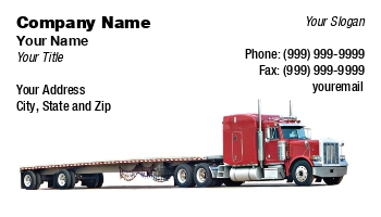 Trailer Business Cards