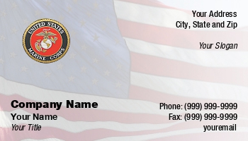 Marine Corps Business Cards
