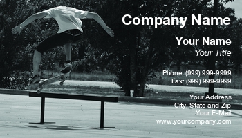 Skateboarding Business Cards