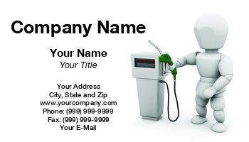 Gas Services Business Cards