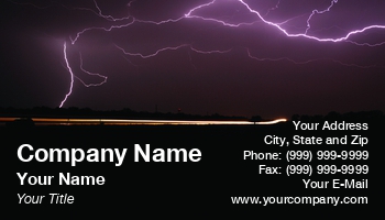 Weather Forecasting Business Cards