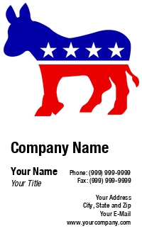 Democrat Business Cards