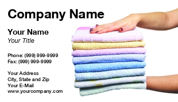 Laundry Service Business Cards
