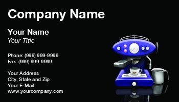 Vending Machine Service Business Cards