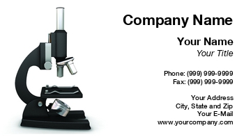 Pathologist Business Cards