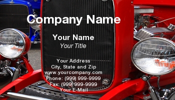 Hot Rod Business Cards