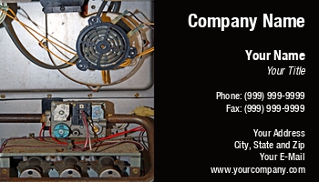 AC Mechanic Business Cards