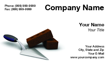 Building Materials Business Cards