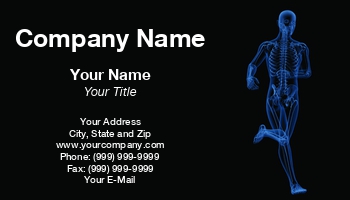 Wellness Instructor Business Cards