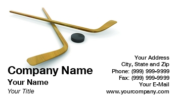 Hockey Business Cards