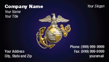 Marine Corps Business Cards