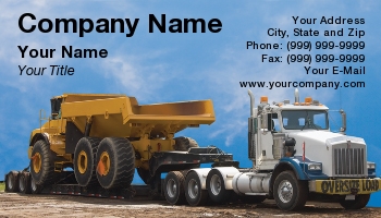Trailer Business Cards