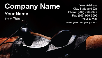 Horse Racing Business Cards