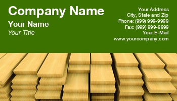 Lumber Mill Business Cards