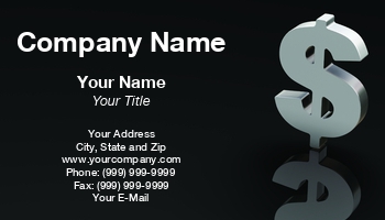 Chief Financial Officer Business Cards