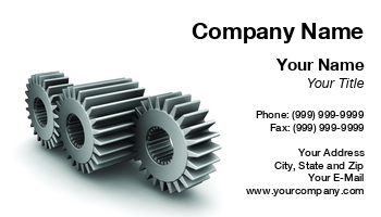 Mechanical Engineer Business Cards