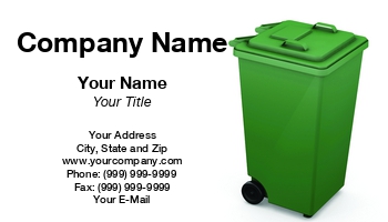 Garbage Hauling Business Cards