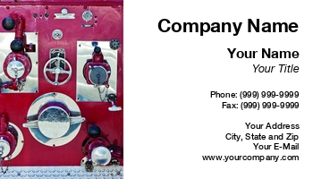 Firefighter Business Cards
