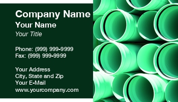 Pipefitter Business Cards