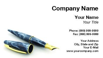 Editor Business Cards