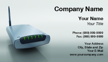 Internet Service Provider Business Cards