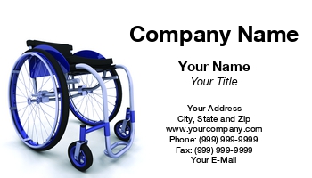 Handicapped Services Business Cards