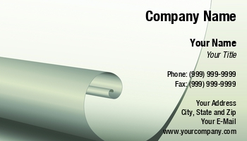 Specialty Paper Distributor Business Cards