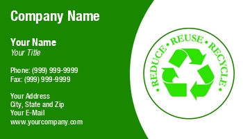 Environmental Consultant Business Cards