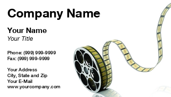 Freelance TV Producer Business Cards