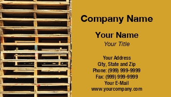 Pallets Business Cards