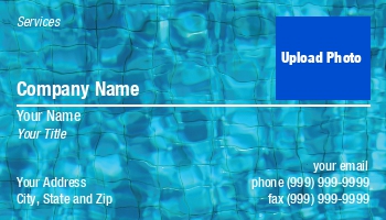 Pool Service Business Cards