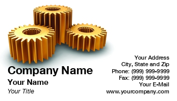 Mechanical Engineer Business Cards