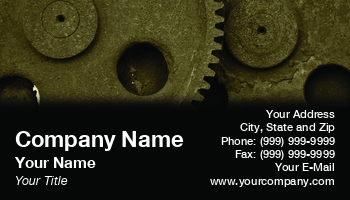 Mechanical Engineer Business Cards