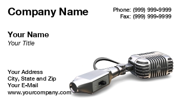 Recording Studio Business Cards