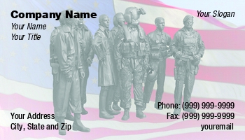 Army Business Cards
