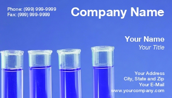 Laboratory Business Cards