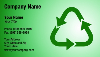 Recycled-Look Business Cards
