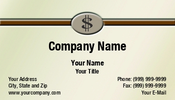 Chief Financial Officer Business Cards