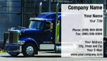 Truck Driver Business Cards