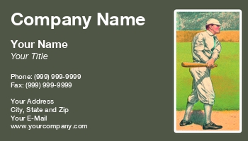 Baseball Cards Business Cards