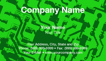 Technician Computer Business Cards