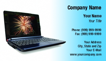 Computer Repairing Shop Visiting Card Design