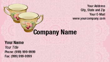 Plastic Cups Business Cards