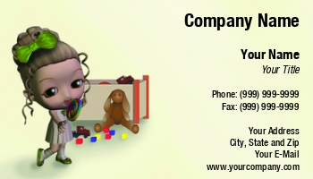 Daycare Business Cards