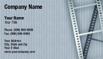 Videographer Business Cards
